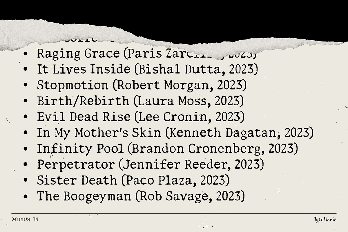 Delegate TM – Dynamic Typewriter | Creative Market