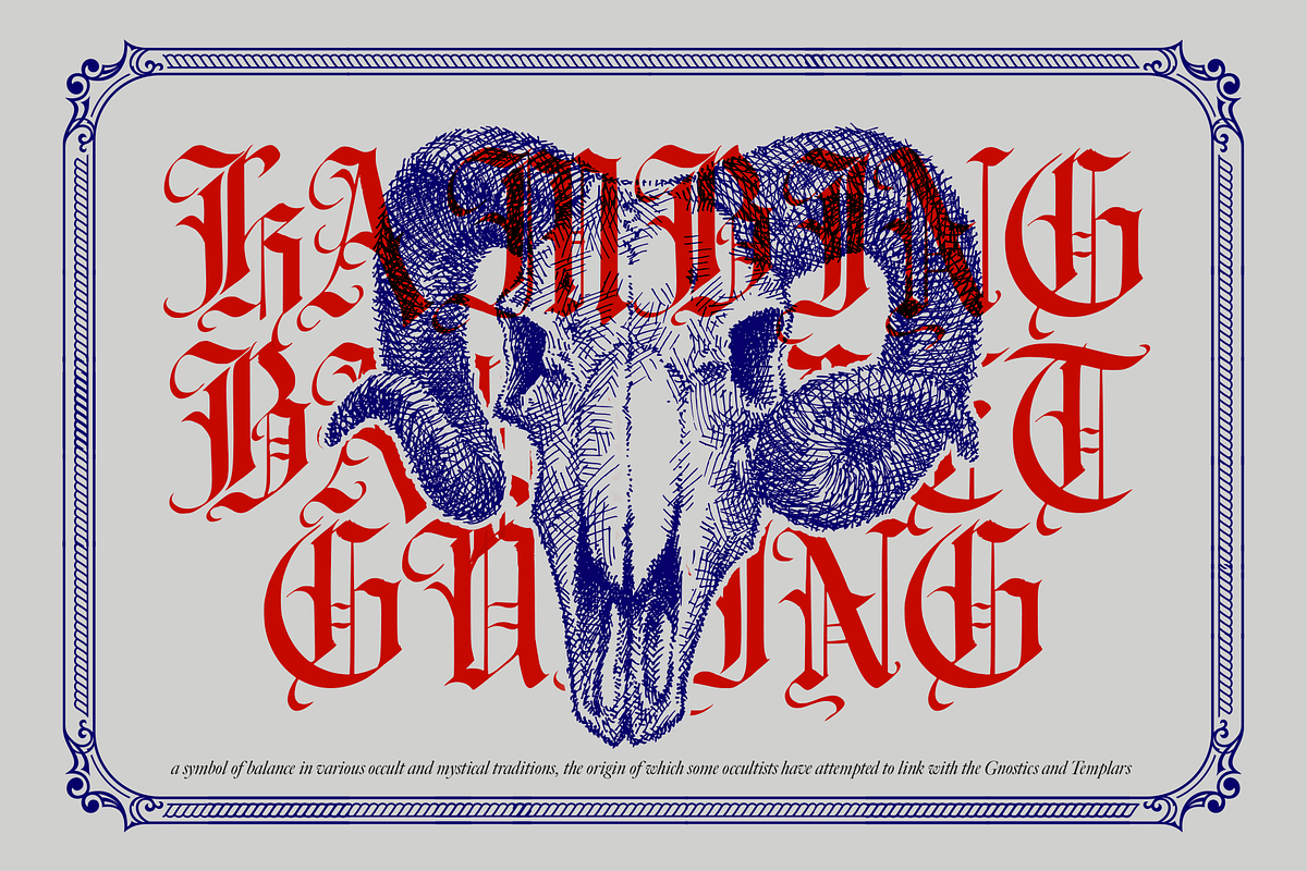 The Old Witch Blackletter