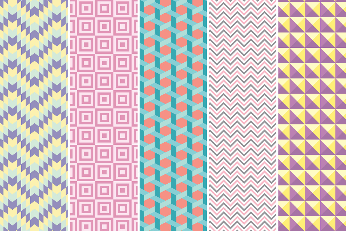 Infinite Vector Geometry Patterns, a Pattern Graphic by The Artifex Forge