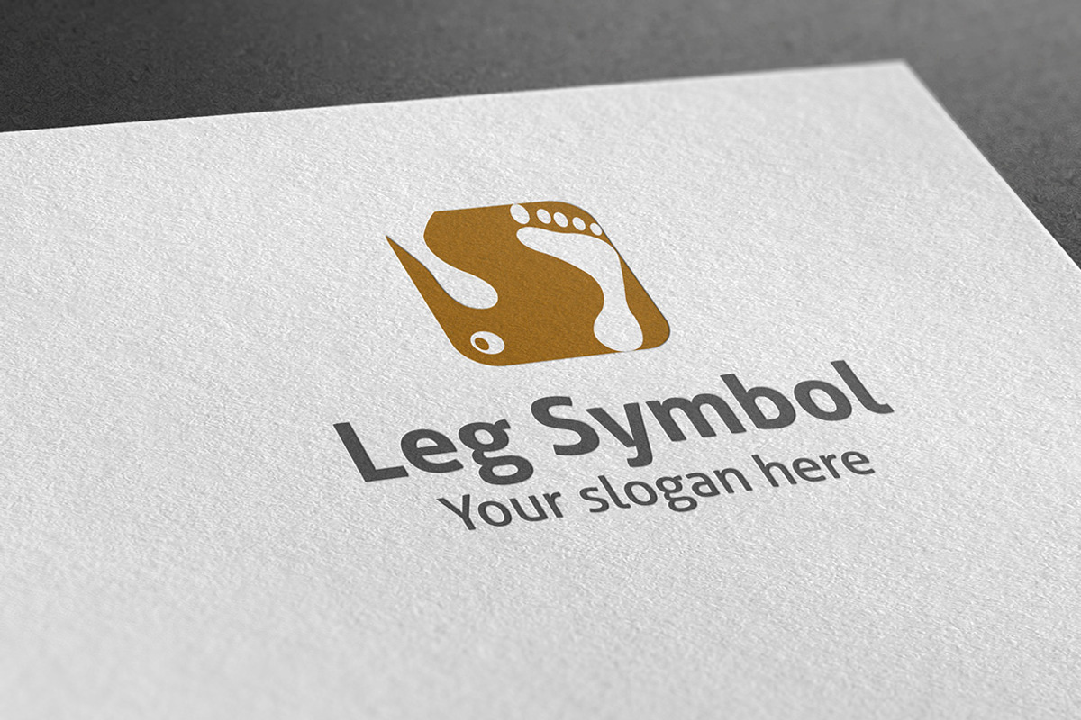 Leg Symbol Logo, a Branding & Logo Template by BdThemes