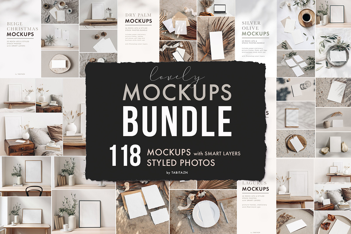 118 Lovely mockups & photos bundle, a Print Template by Tabita's shop