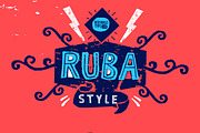 Ruba Style-85% Greek+Cyr., a Font by Rodrigo Typo