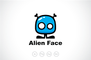 Alien Face Logo Template, a Branding & Logo Template by Heavtryq Design