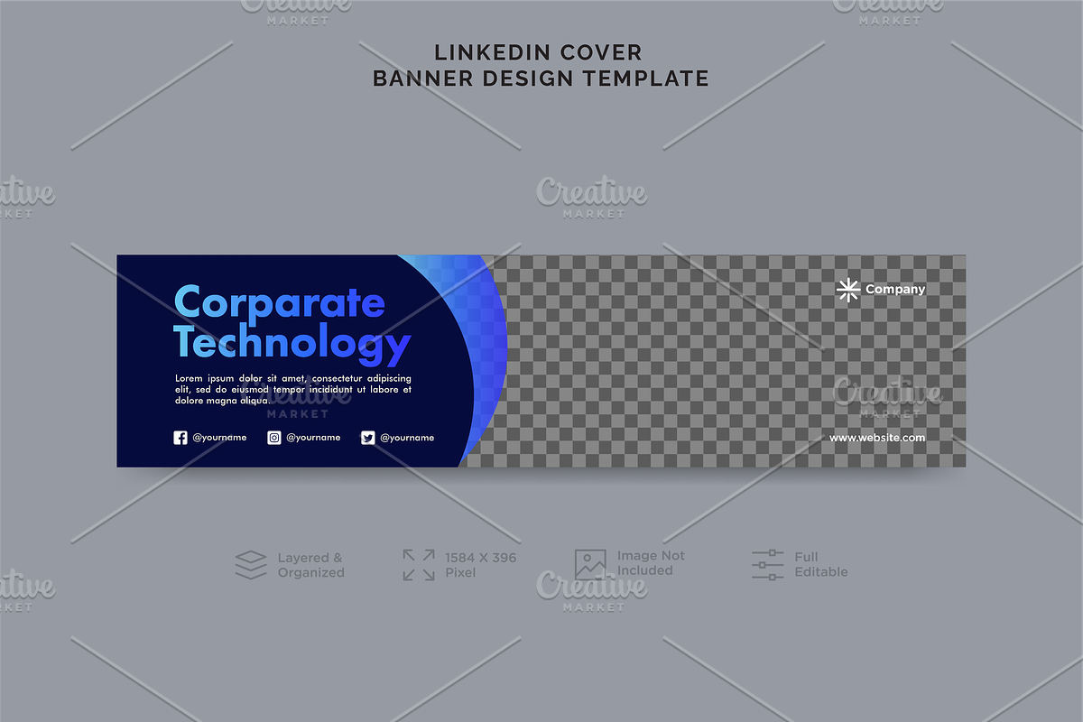 6 Technology Linkedin Banner