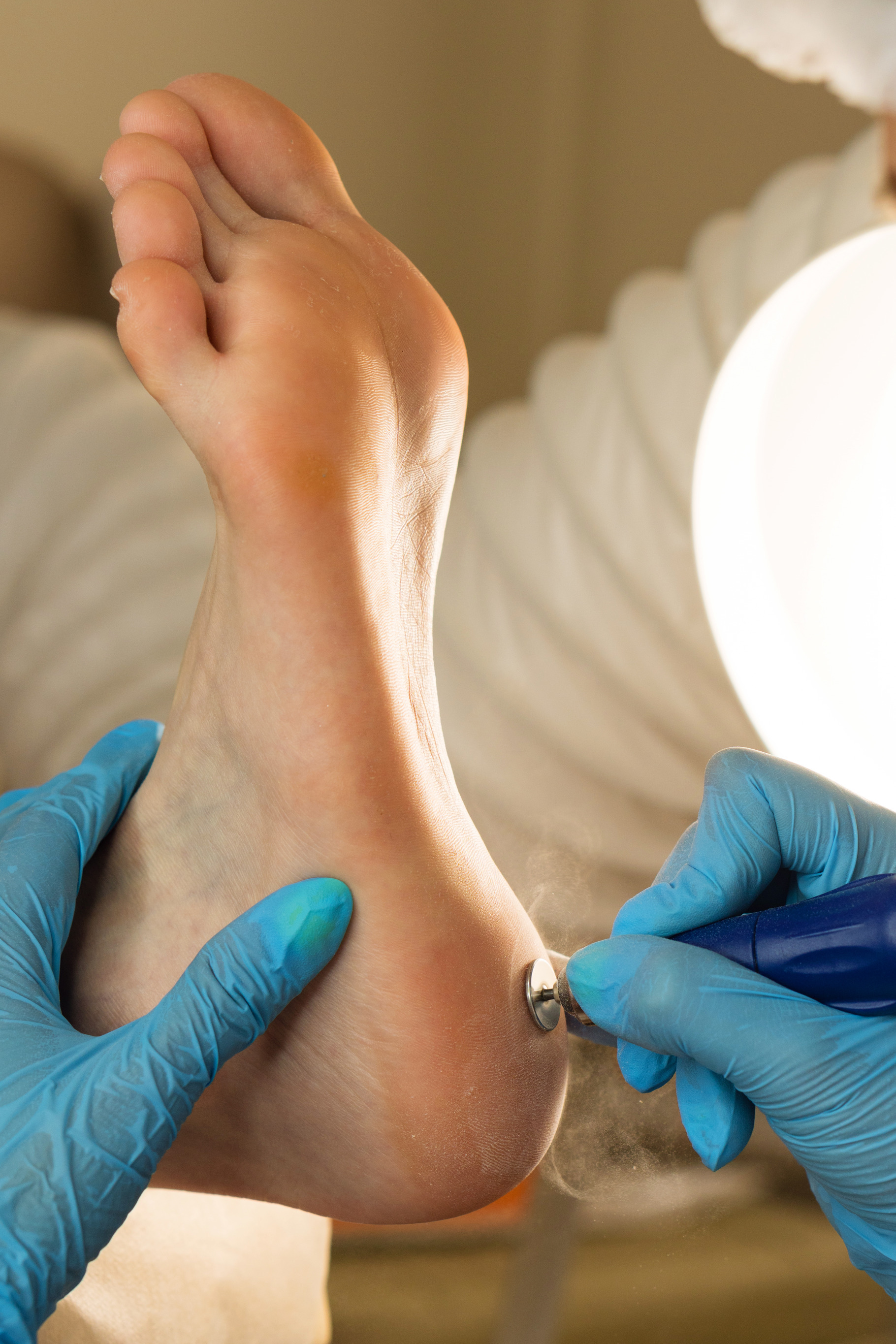 Spa foot treatment featuring foot, pedicure, and hardware, a Health ...