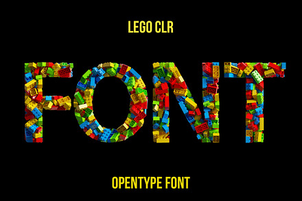 Lego Bricks Font | Fonts ~ Creative Market
