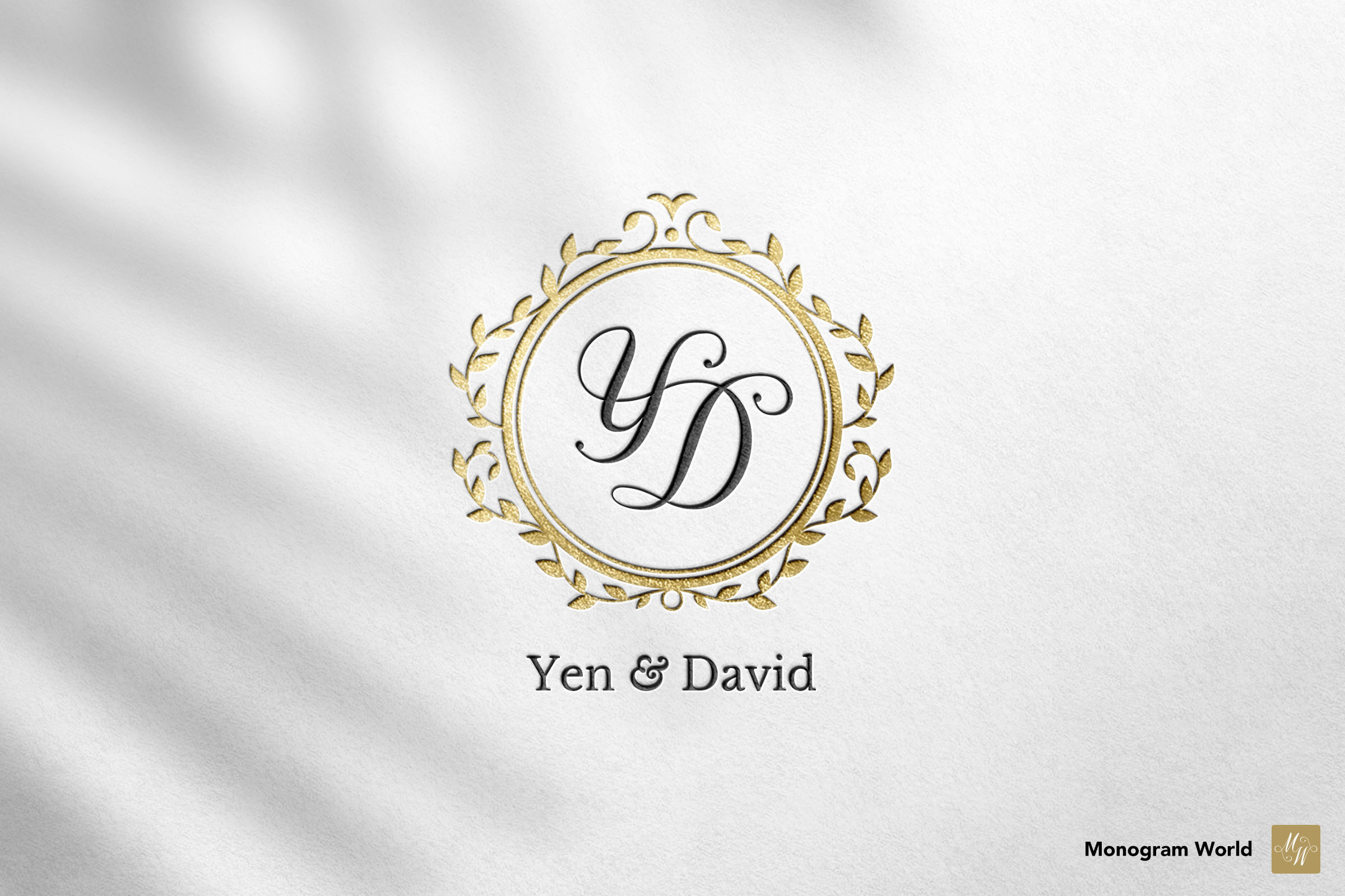 Wedding Monogram YD, a Branding & Logo Template by Monogram World