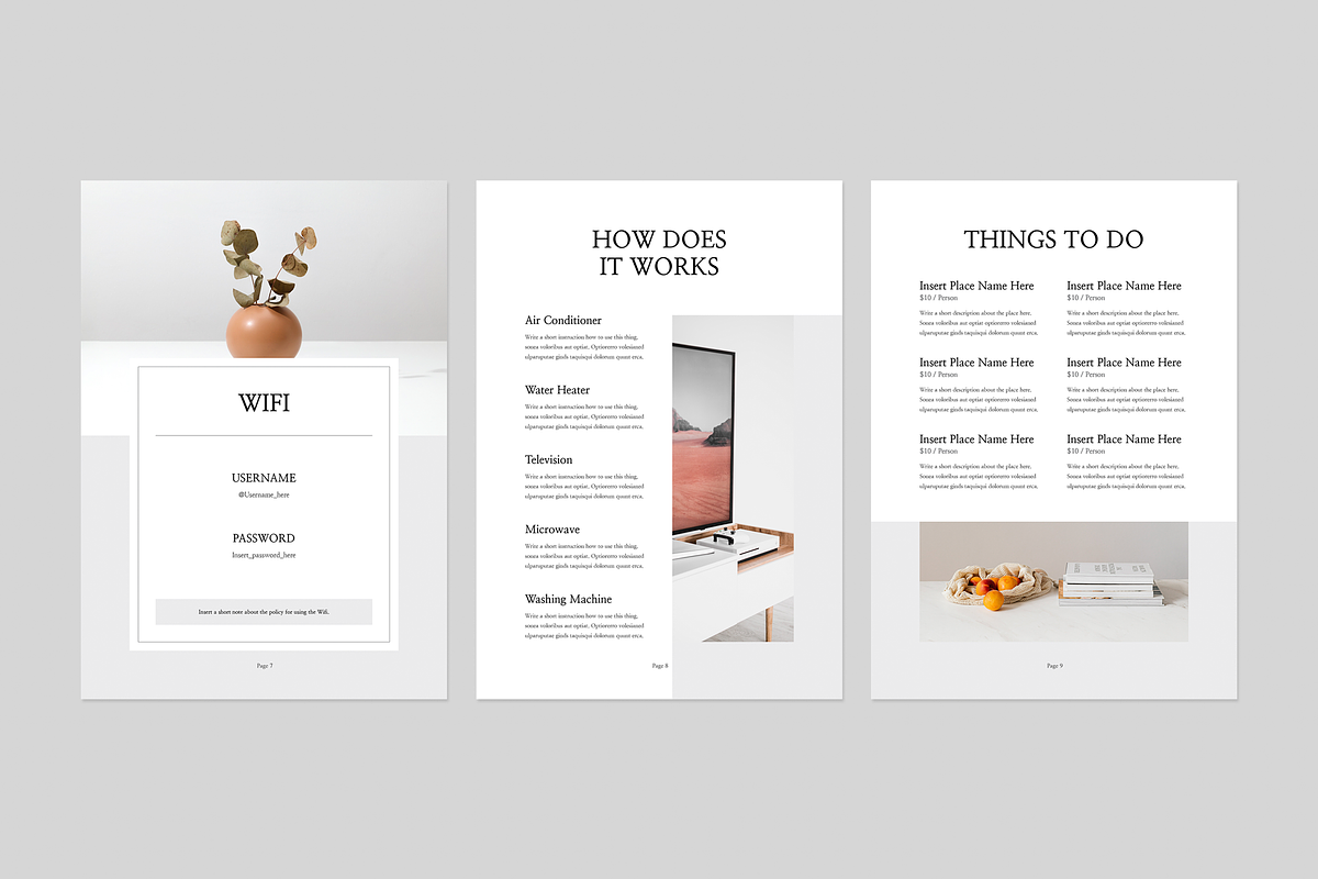 Welcome Book | MS Word & Indesign, a Brochure Template by Leaflove