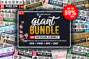 Giant SVG 500 Design Bundle, an Illustration by DESIGNAVO