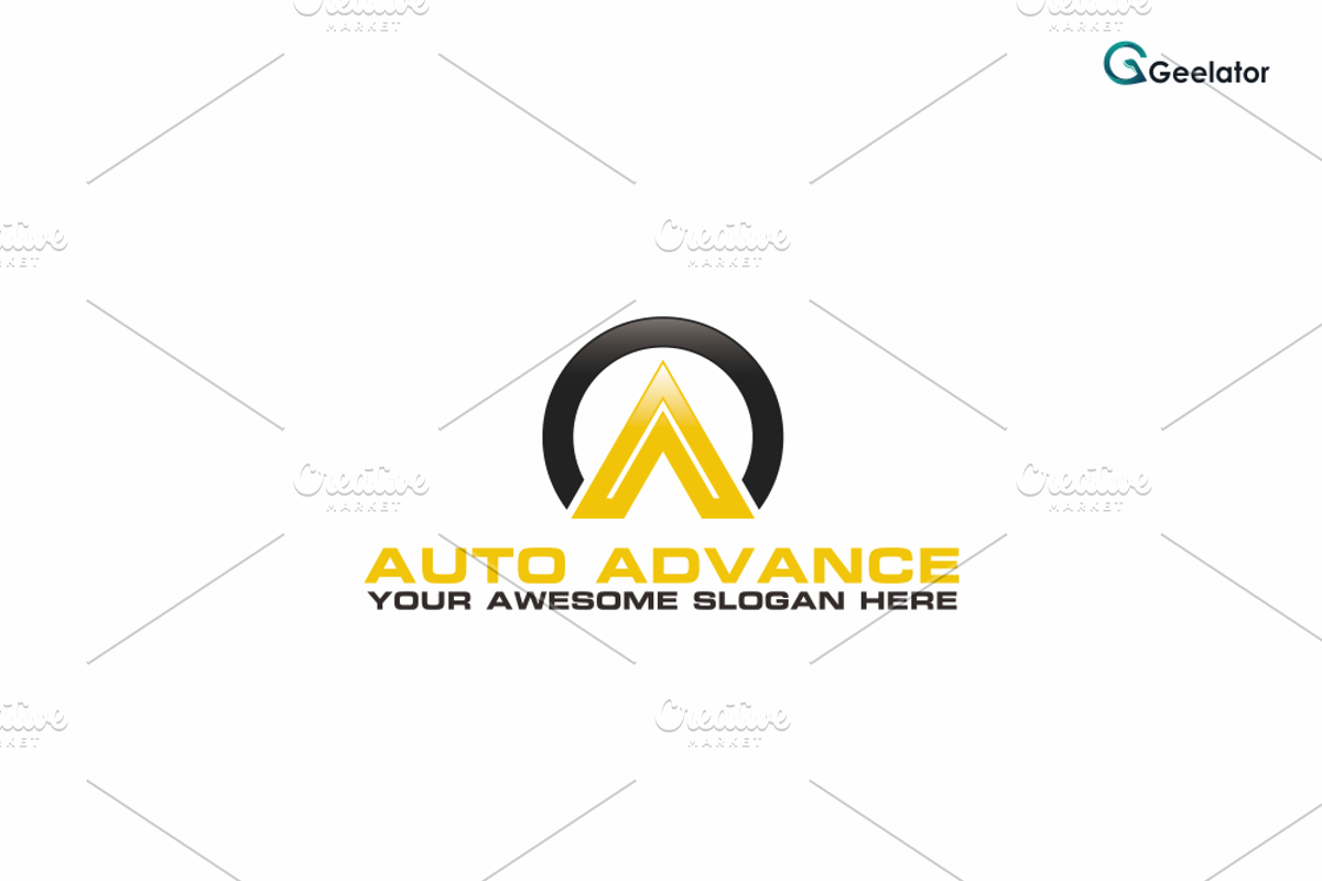 Auto Advance Logo Template, a Branding & Logo Template by Geelator Studio