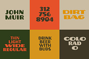 John Muir Sans – National Park Font, a Sans Serif Font by Vicarel Studios