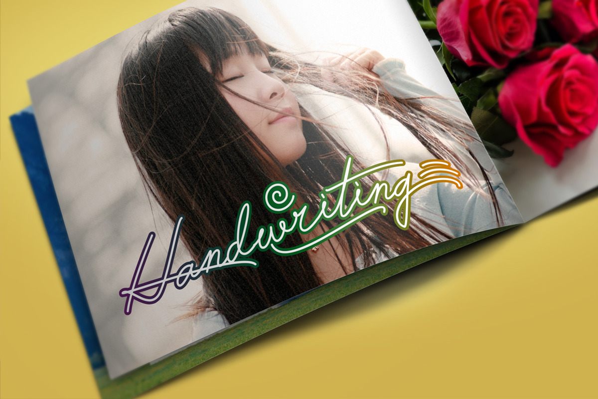 Happlyscript Typeface, a Script Font by alphadesign