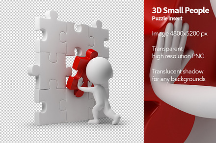 3D Small People - Questions | People Illustrations ~ Creative Market