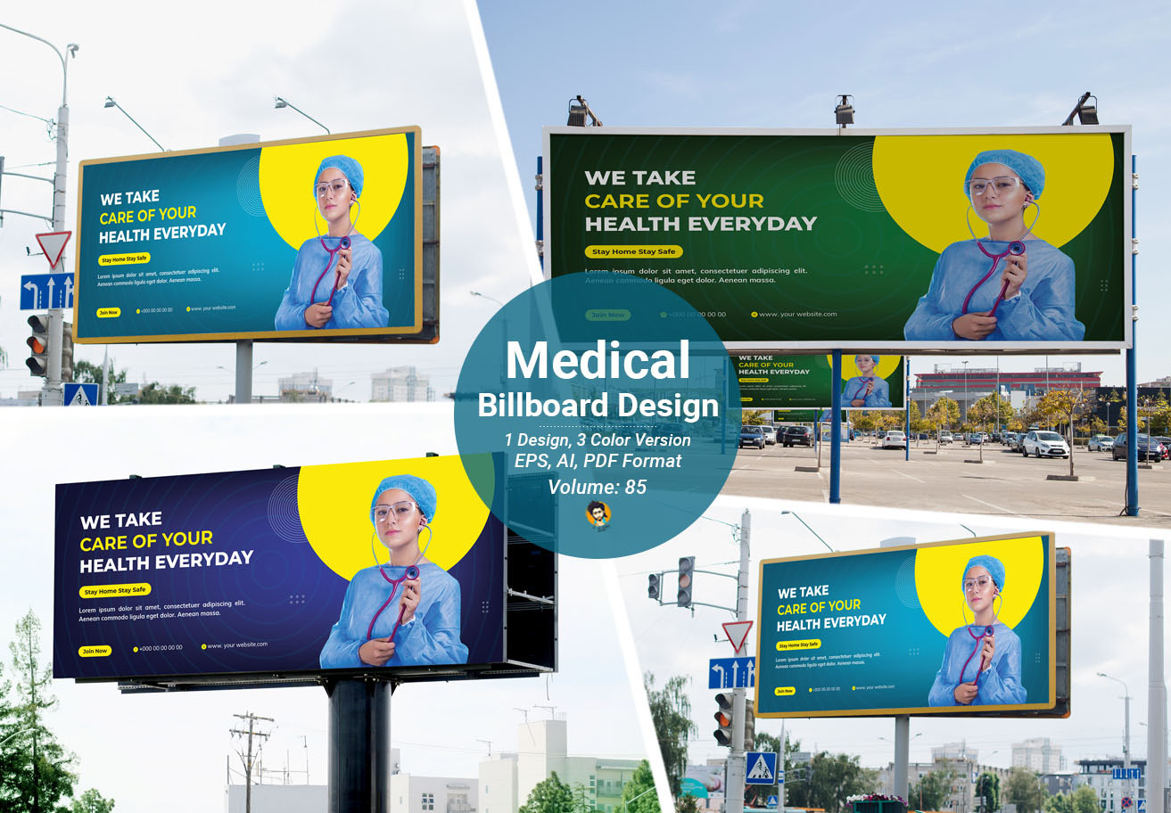Healthcare Billboard Banner Design, a Flyer Template by MRI STUDIO