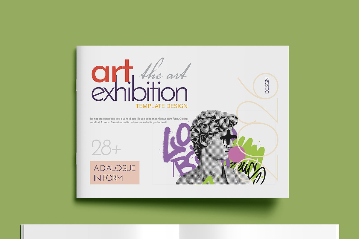 Art Exhibition Portfolio Layout