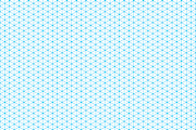 Cyan isometric grid on a4 sheet, a Pattern Graphic by BestPics