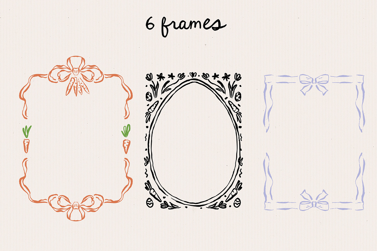 Whimsical Spring Illustration Clipart