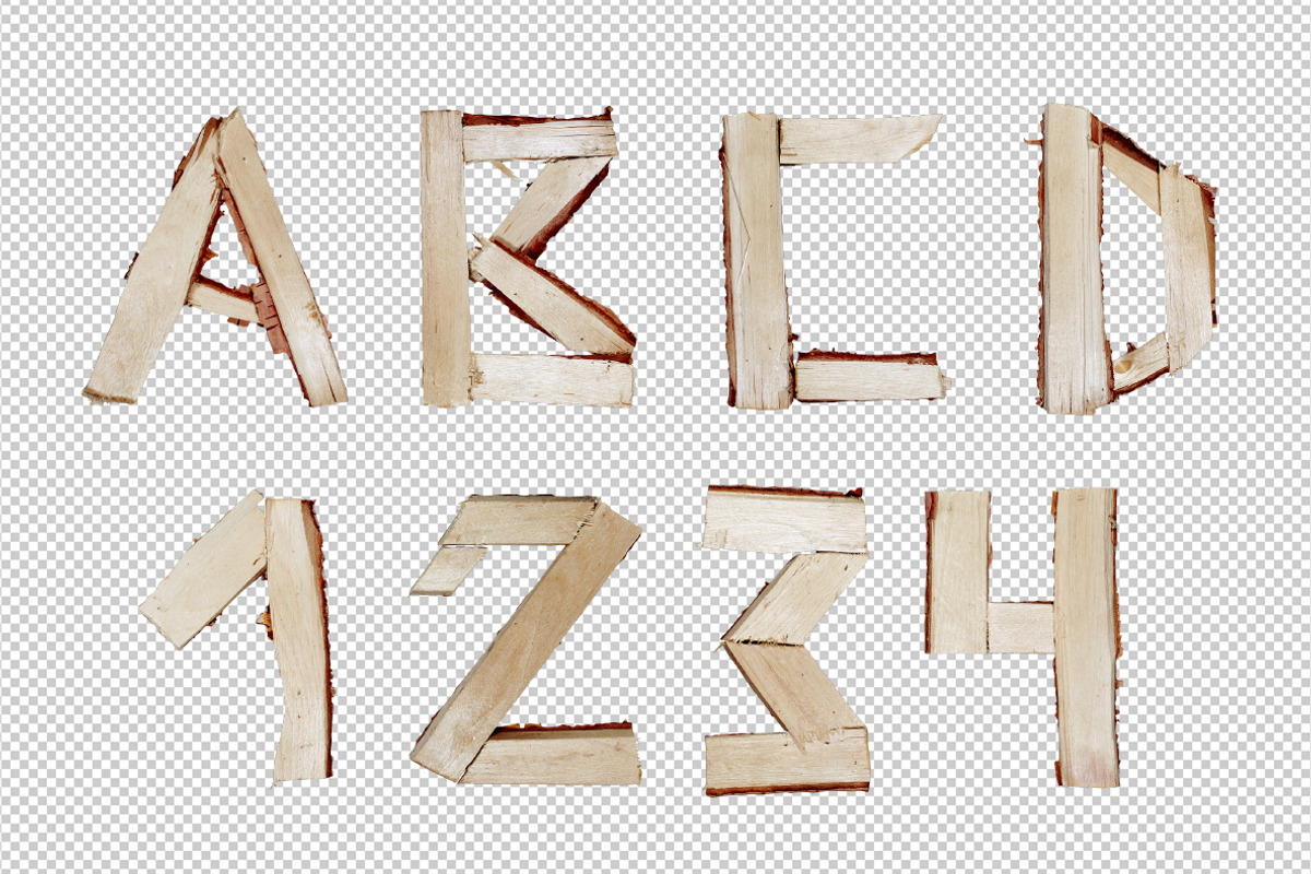 Log Font, a Font by Handmadefont