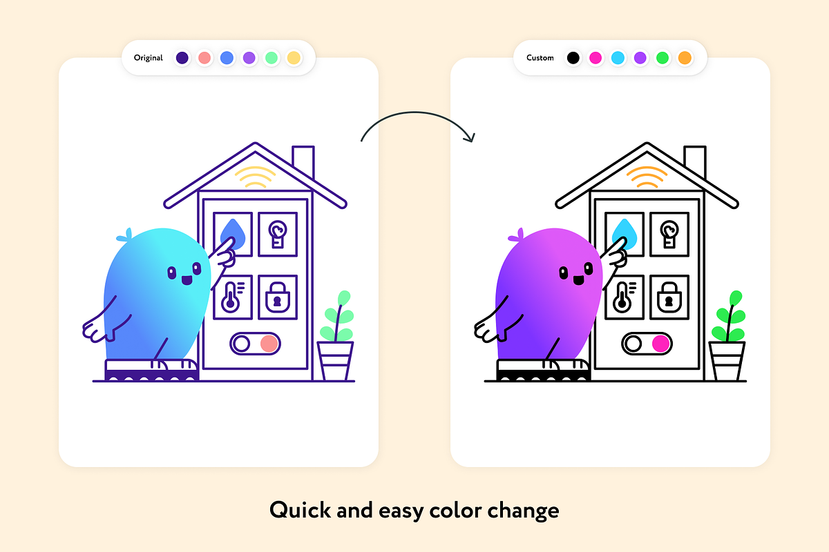 Ronky Future Services Illustrations