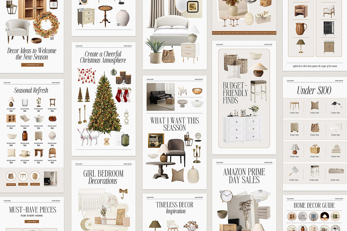 80 Canva LTK Instagram Bundle | Amare Creative | Creative Market