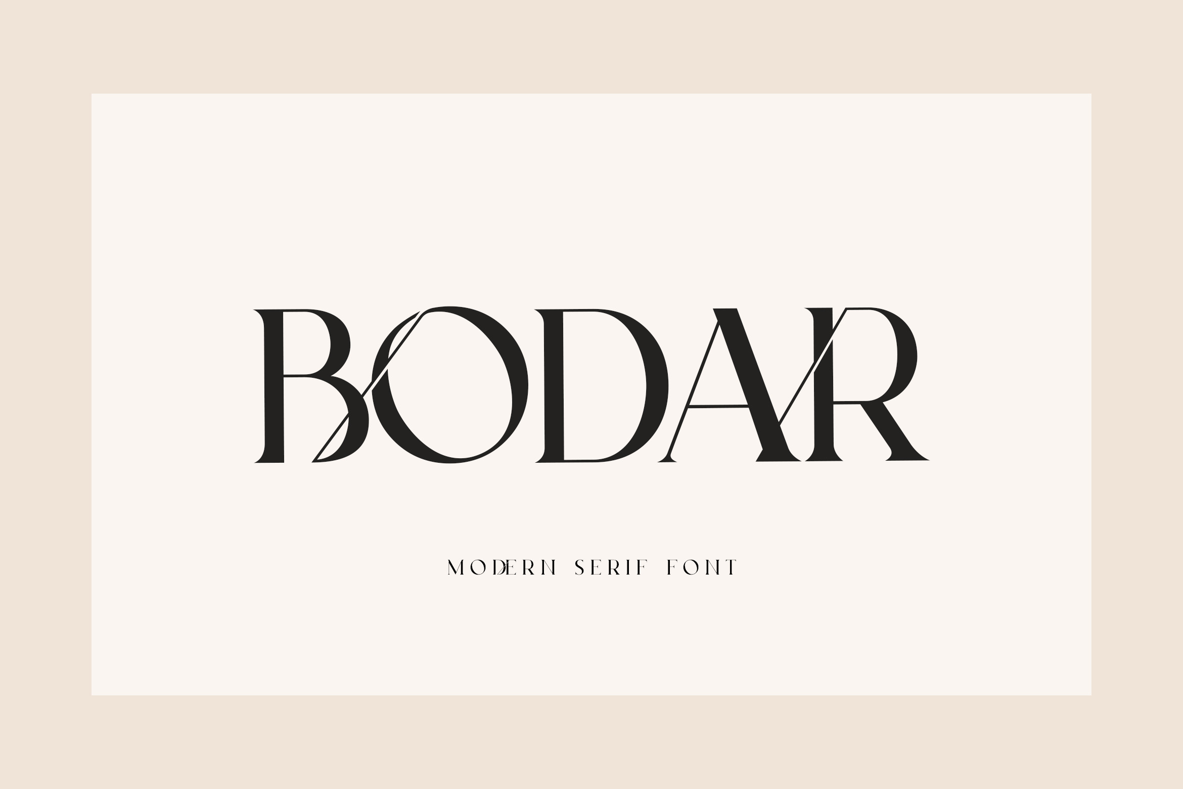 Bodar Serif Display Font, a Serif Font by UICreative