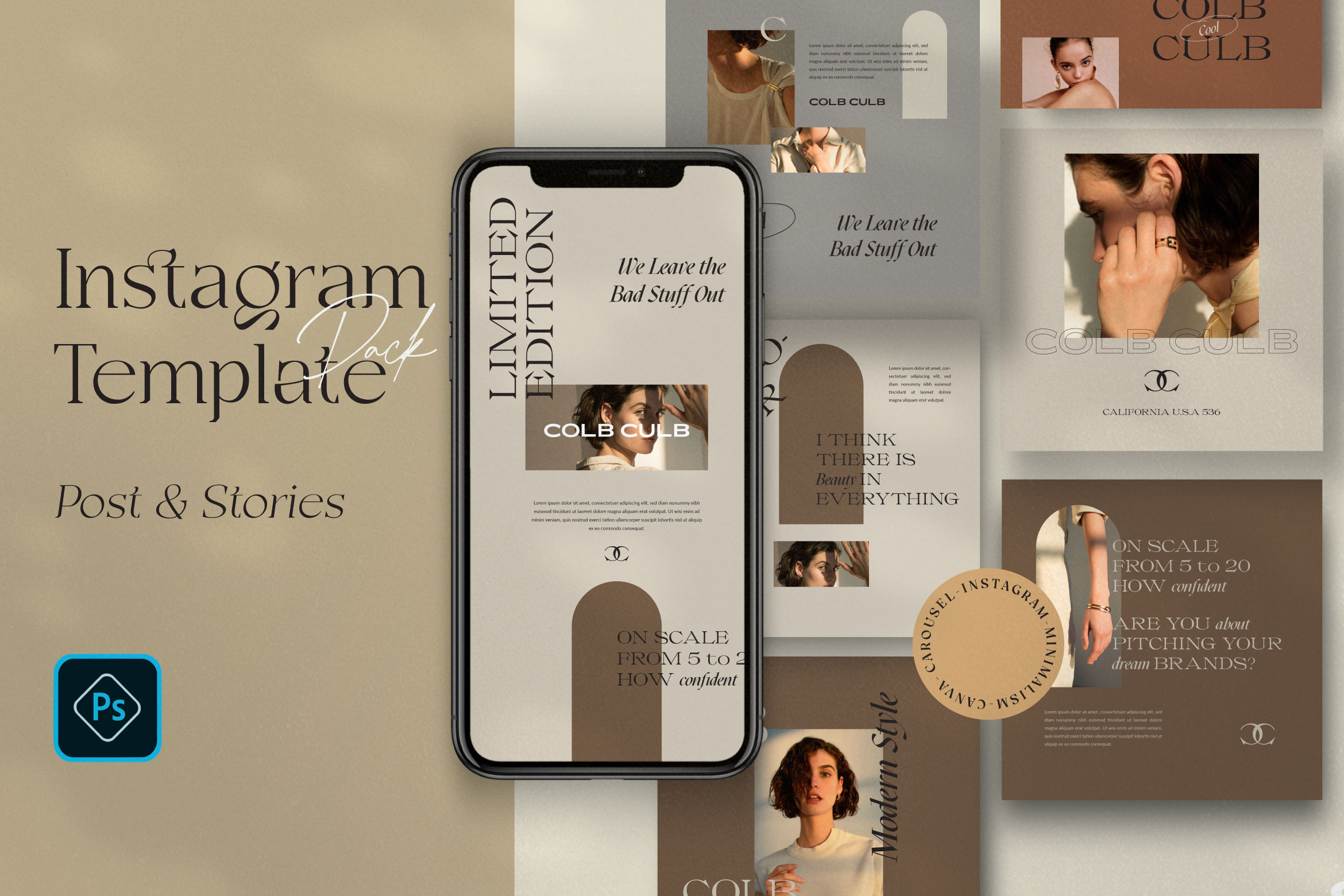 Cold Club - Brand Instagram Pack, a Social Media Template by Dirtytemp ...