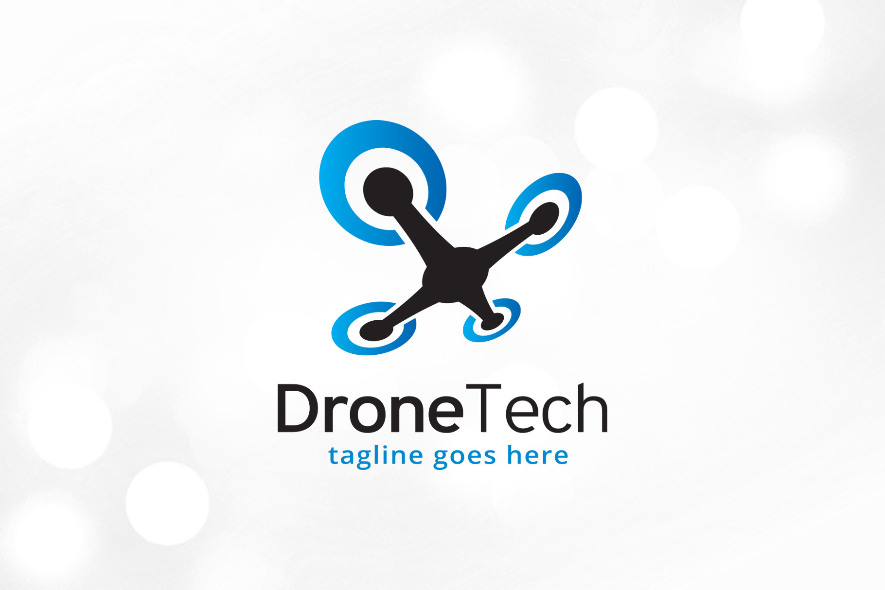 Drone technology logo vector, a Branding & Logo Template by gunaonedesign
