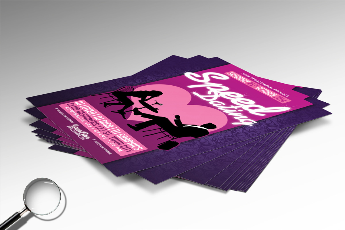 Speed Dating | Modern Flyer Template, a Flyer Template by GIGA-TEMPLATE