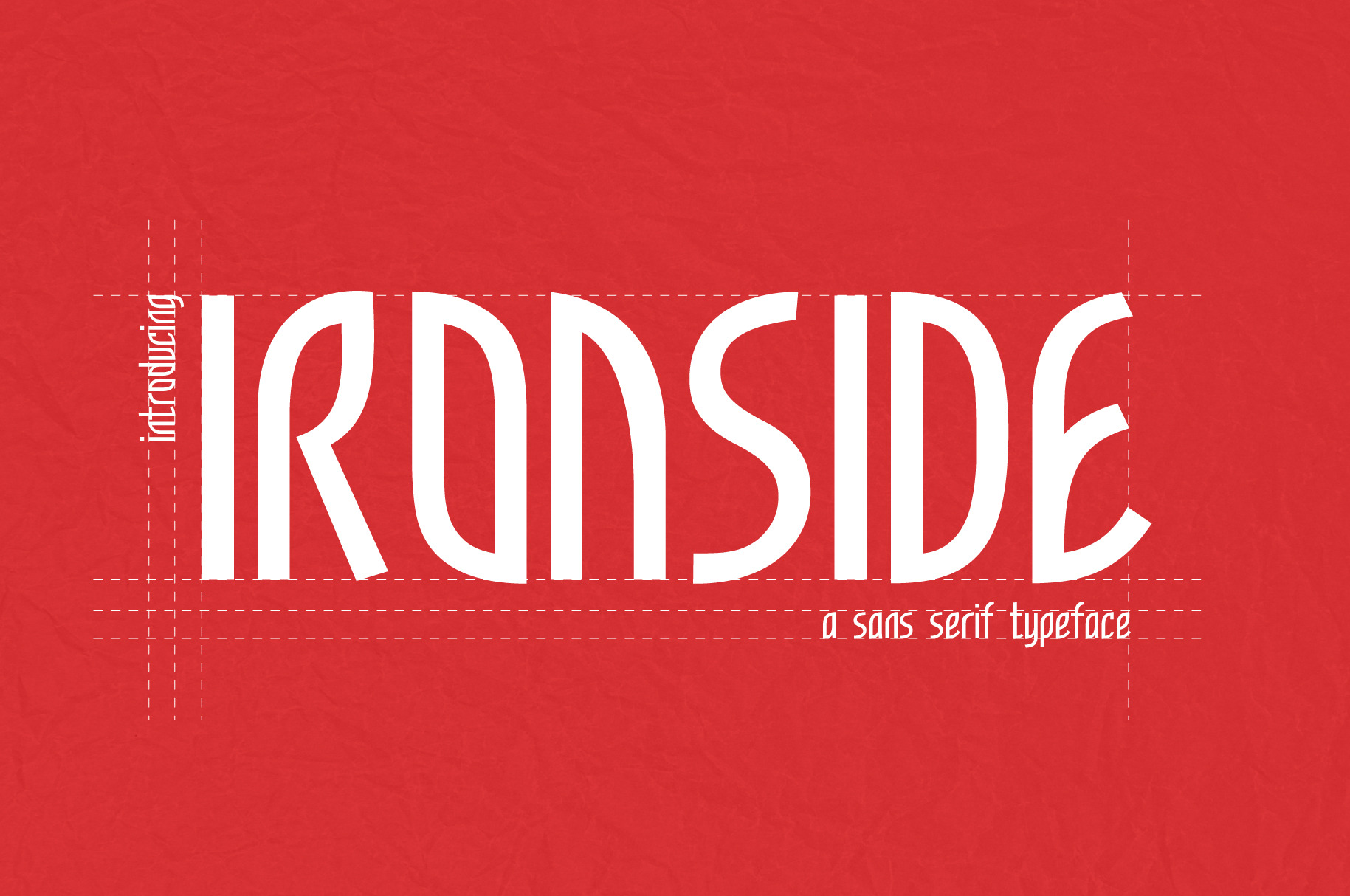 Ironside - Vintage Sans, a Sans Serif Font by HipFonts | Creative Market