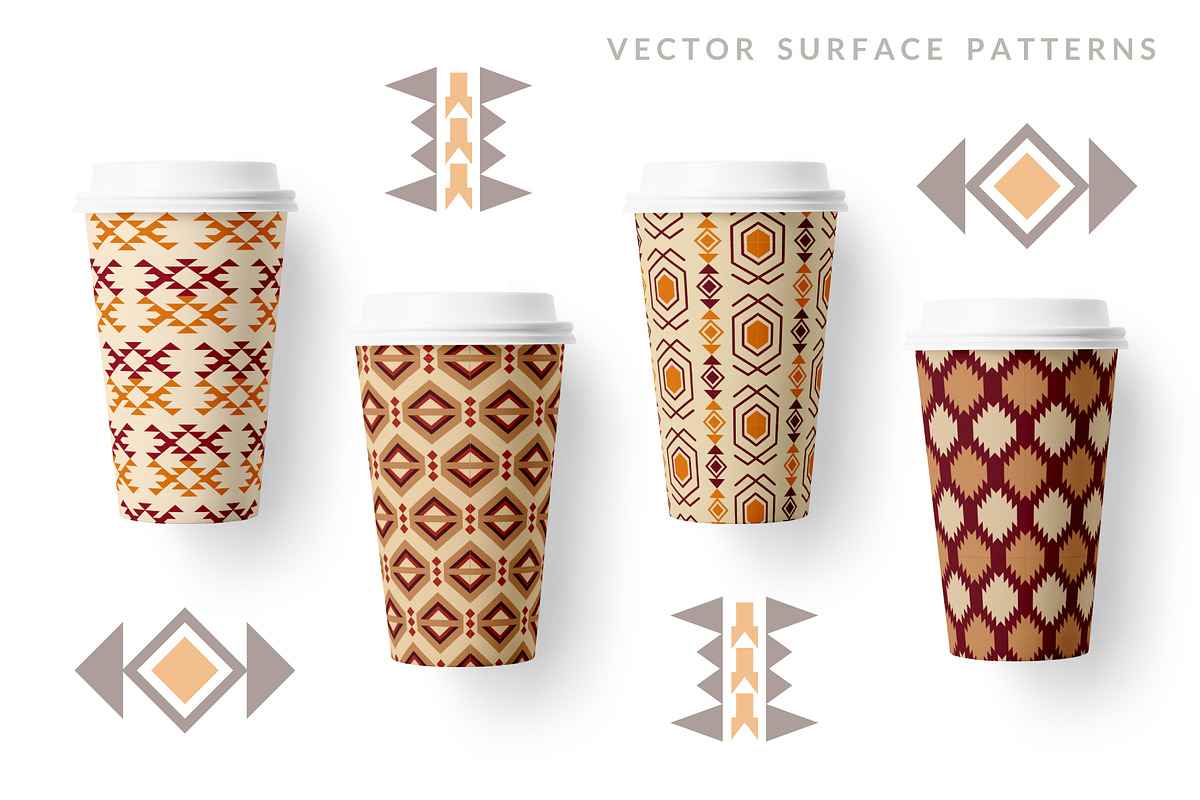 22 Southwestern Navajo Patterns Pack, a Pattern Graphic by Katrinelly