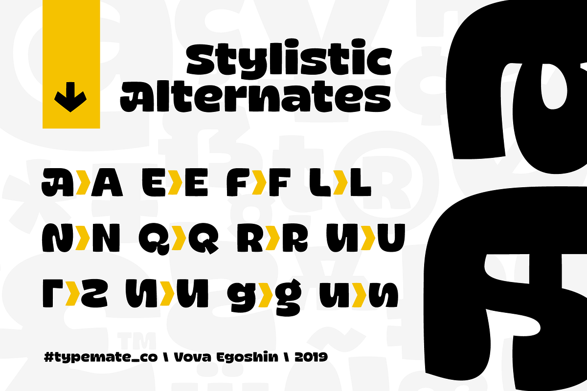 Choowee Typeface, a Font by TypeMate
