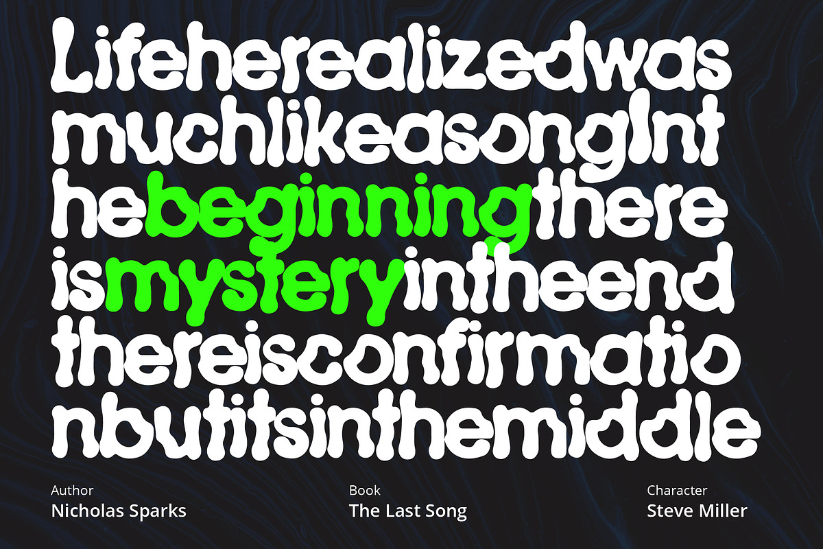 Unflow Typeface, a Sans Serif Font by Sundaylab