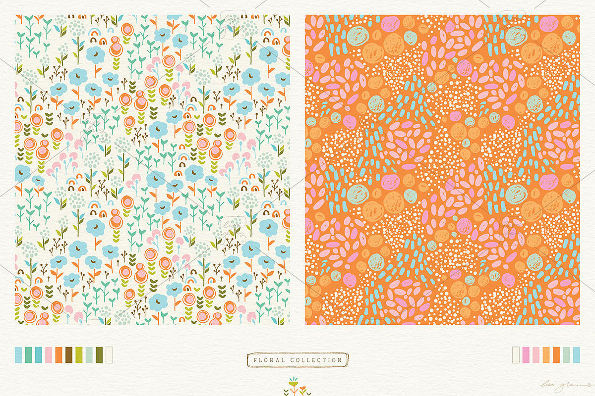 Bright & Quirky Graphics & Patterns, a Pattern Graphic by Lisa Glanz