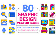 Graphic Design Vector Icons | Outline Icons ~ Creative Market