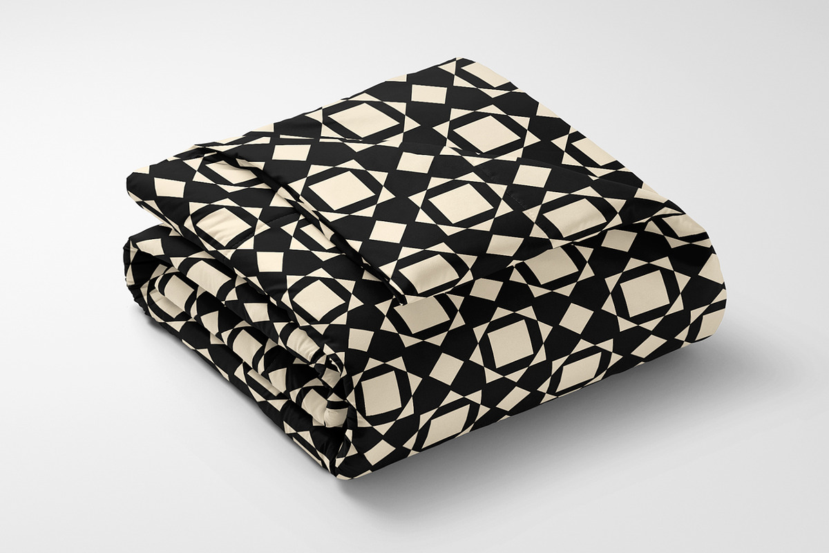 Geometric Monotone Pattern, a Wallpaper Graphic by MalyskaStudio