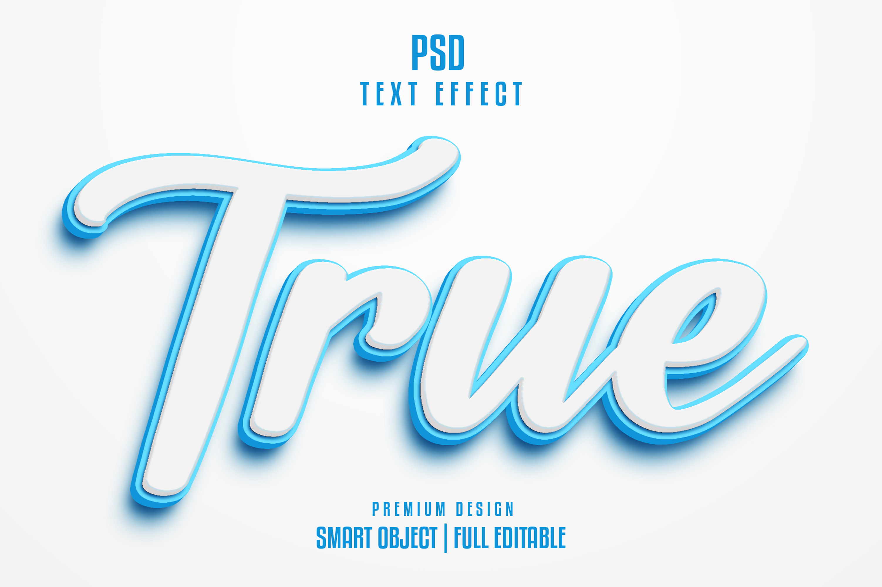 True editable 3d text effect, a Layer Style Add-On by himelgfx