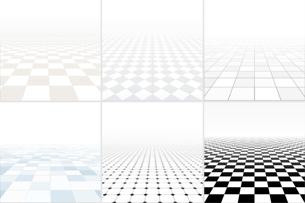 Tiled floor with perspective., a Texture Graphic by ExpressShop