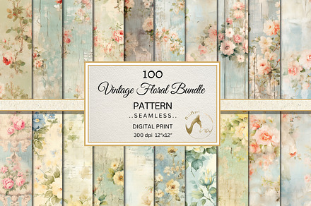 Spring Digital Scrapbook Papers | Graphic Patterns ~ Creative Market