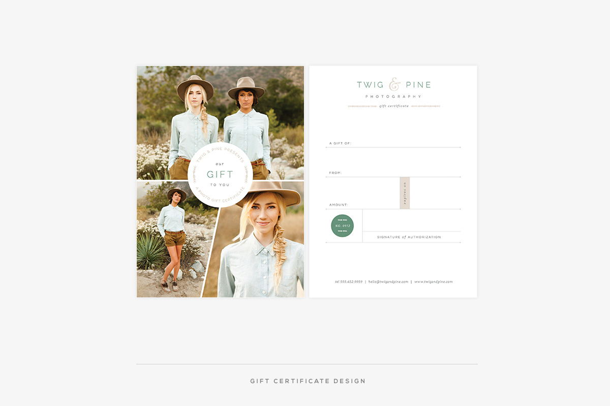 Twig & Pine II Welcome Packet, a Stationery Template by Red Met Yellow ...