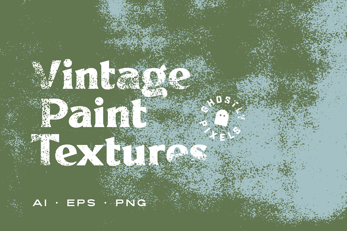 Vintage Paint Textures, a Texture Graphic by GhostlyPixels