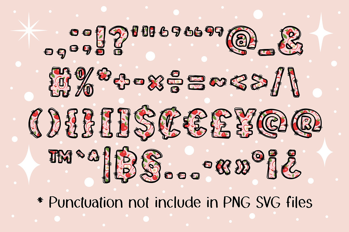 Apple Sweet OTF PNG SVG