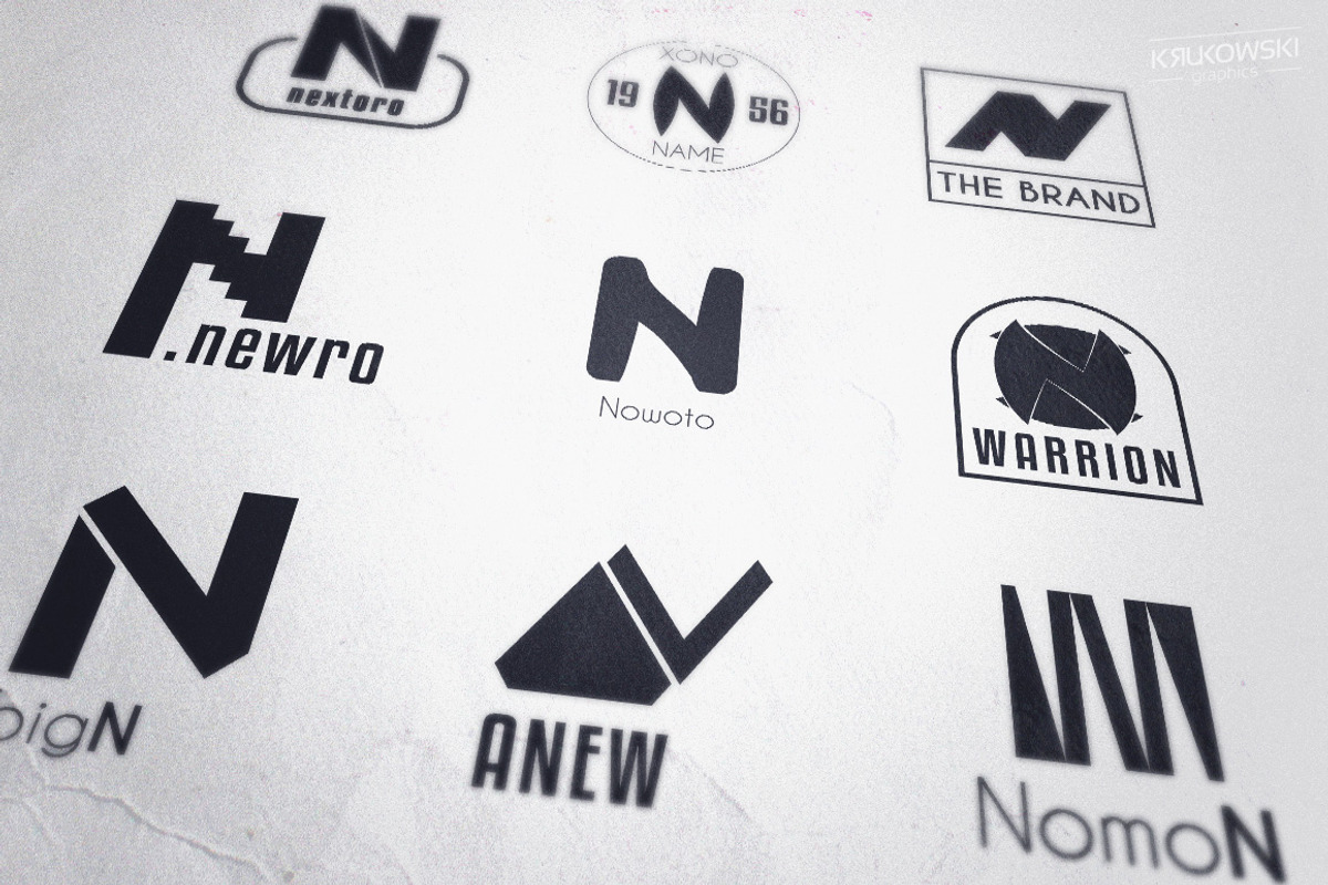 Letter N Logo Design, a Branding & Logo Template by Krukowski Graphics