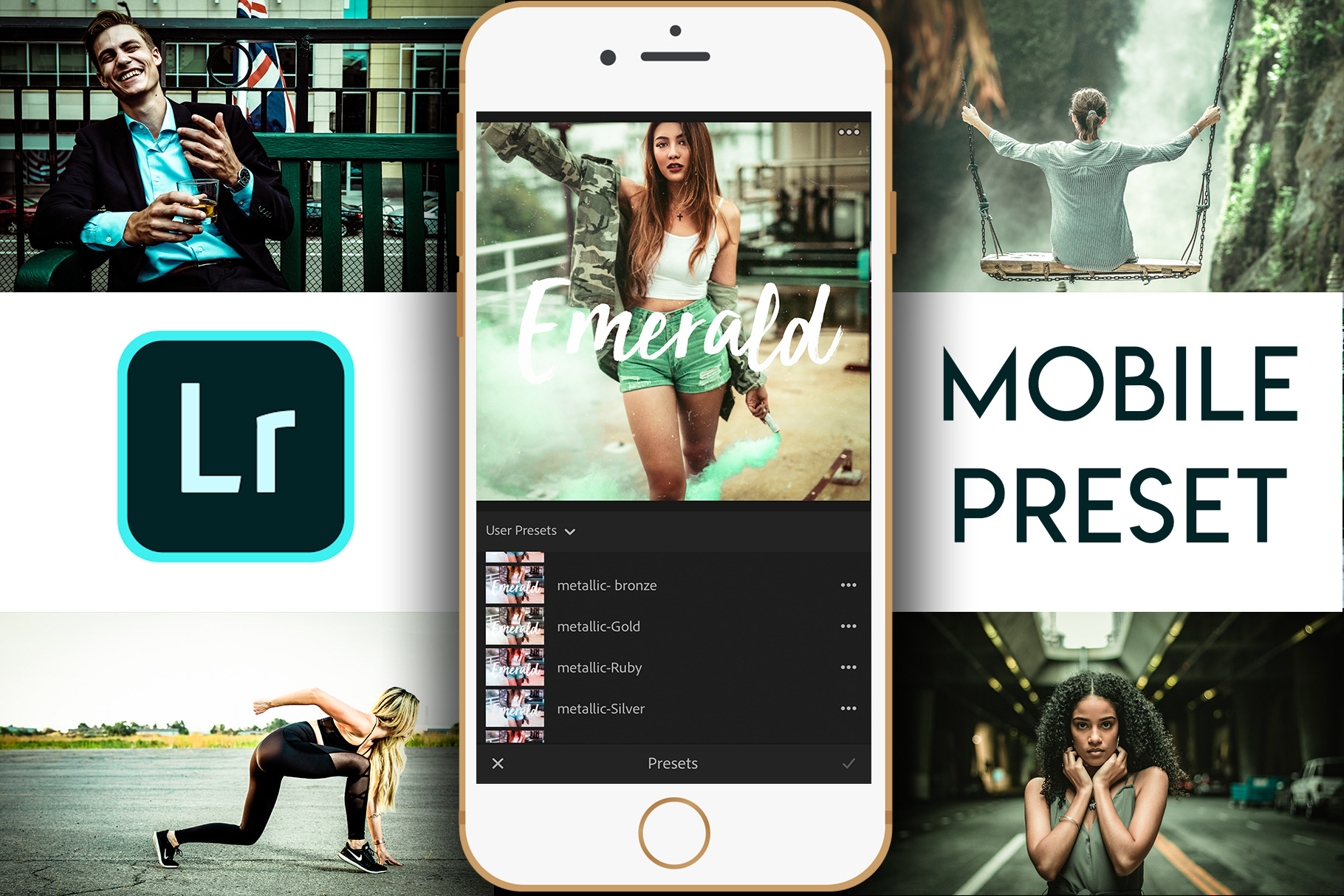 Lightroom Mobile - Emerald, an Action Add-On by Design Aesthetic