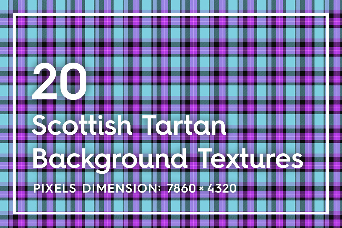 20 Scottish Tartan Backgrounds, a Texture Graphic by Textures & Backgrounds