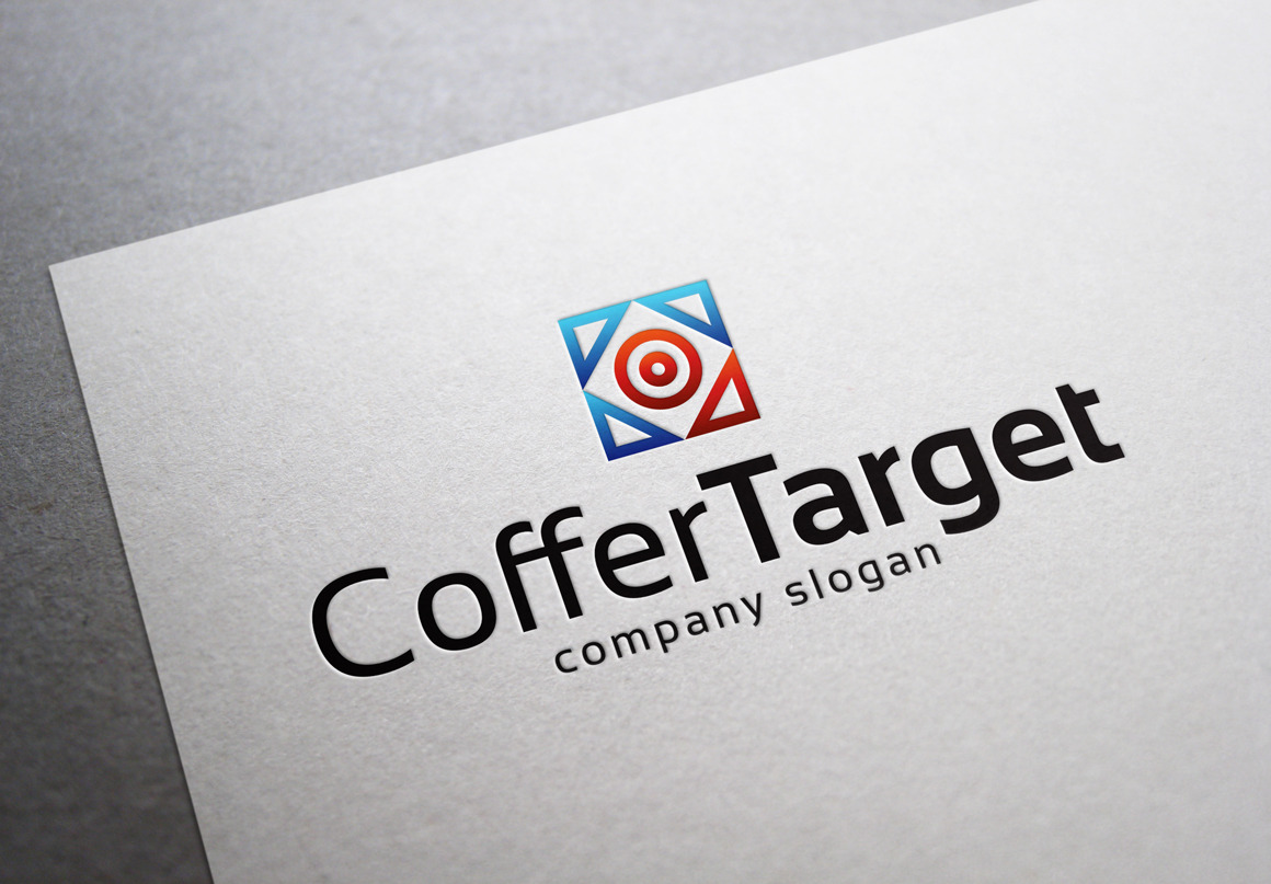 Coffer Target Logo, a Branding & Logo Template by EmilGuseinov