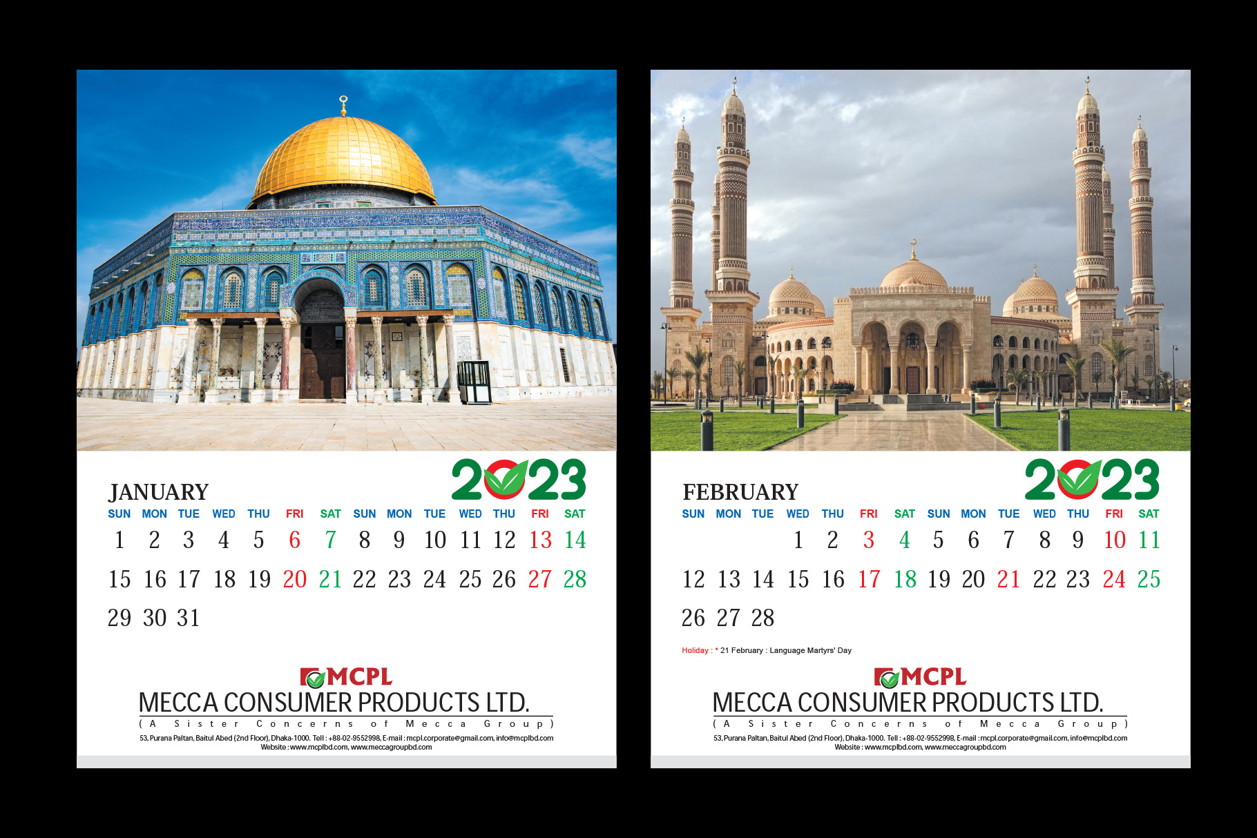 Calendar Design 2023 | Stationery Templates ~ Creative Market