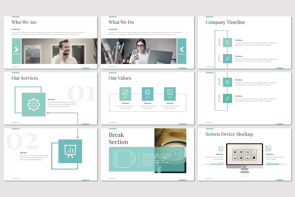 Logic - Google Slides Template, a Presentation Template by inspirasign