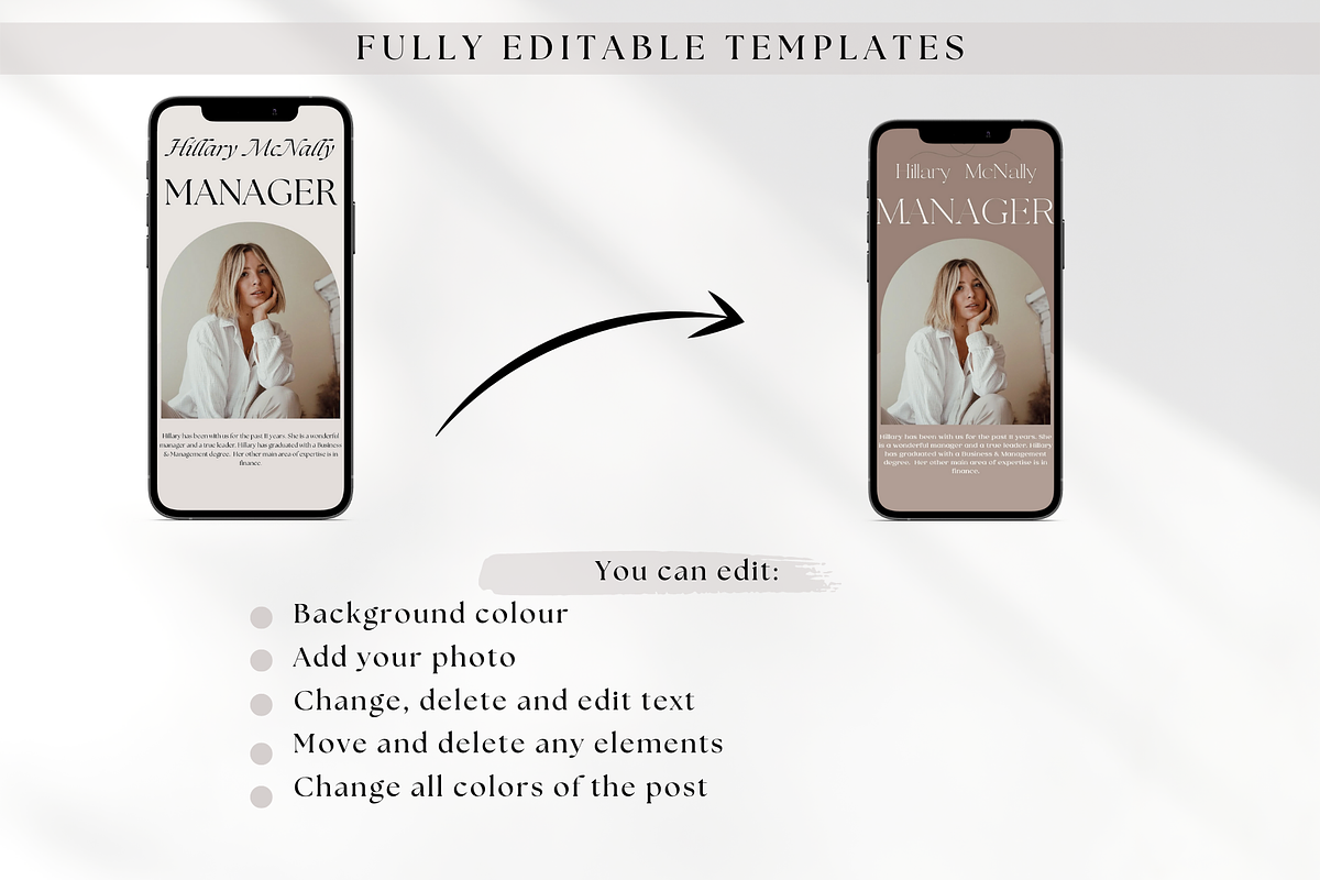 Minimalist Instagram Story Templates, a Social Media Template by Boltik ...