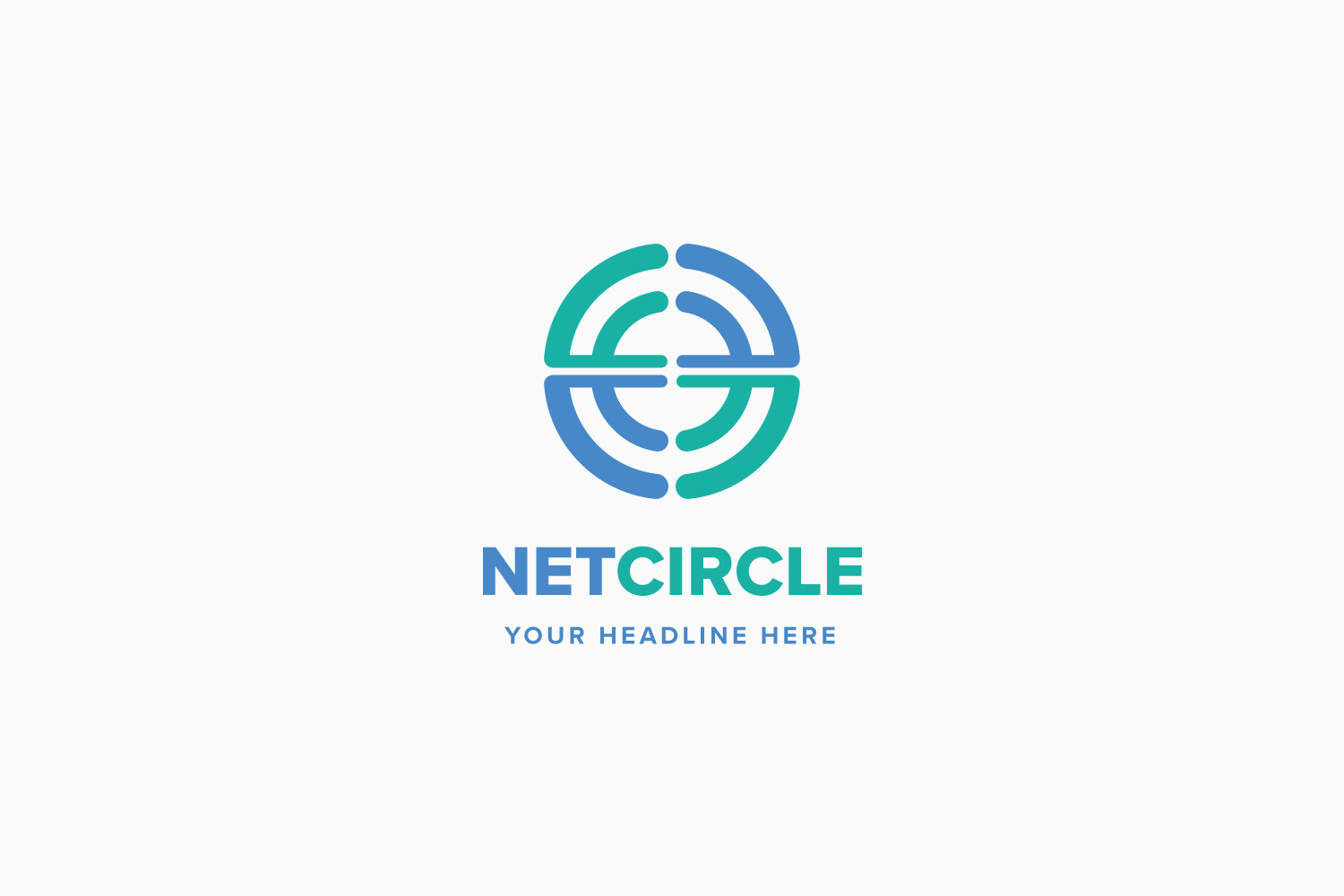 Net Circle Logo Template, a Branding & Logo Template by PixaSquare