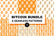 Bitcoin Seamless Pattern Bundle